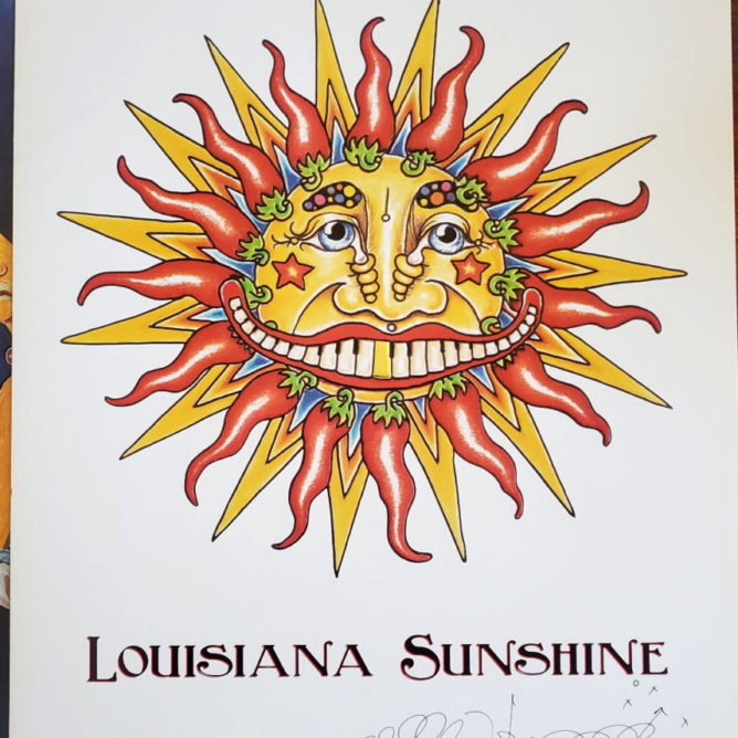 Louisiana Sunshine Embossed Print, signed | The Jamie Hayes Gallery